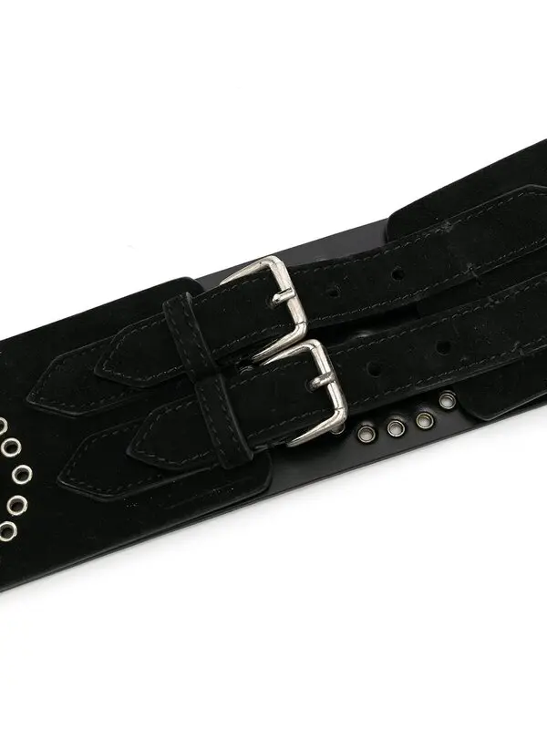 10 CORSO COMO Studded Suede Belt