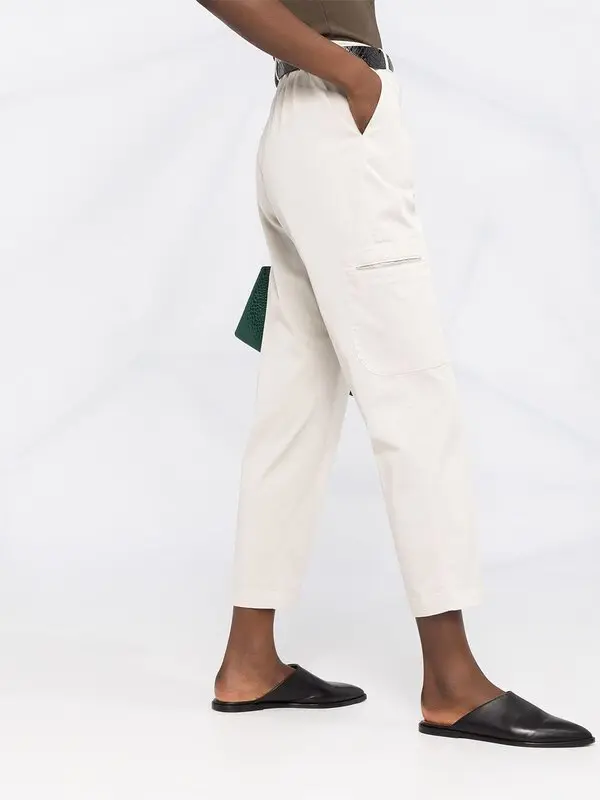 Fabiana Filippi Cropped Straight-leg Pants
