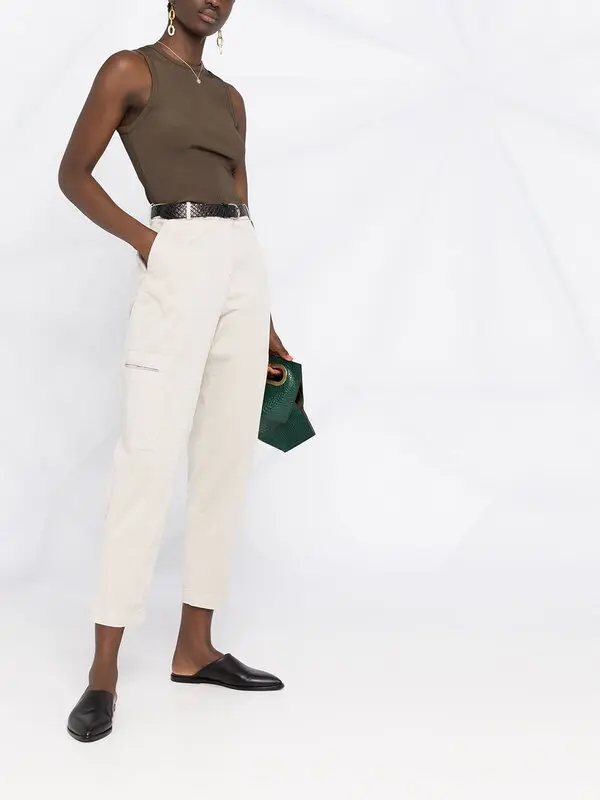 Fabiana Filippi Cropped Straight-leg Pants