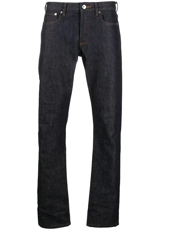 A.p.c. Mid-rise Straight Leg Jeans - Blue