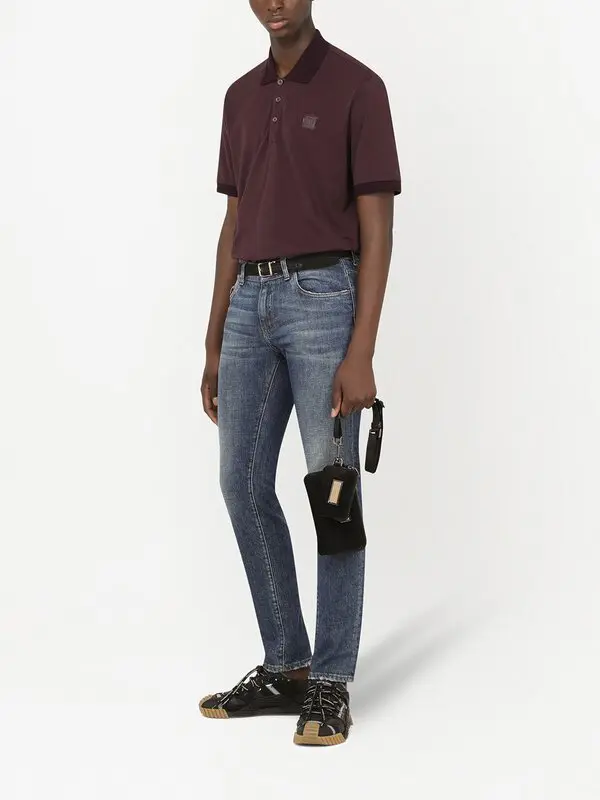 Dolce & Gabbana Dg Patch Polo Shirt