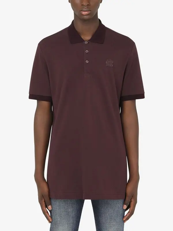 Dolce & Gabbana Dg Patch Polo Shirt