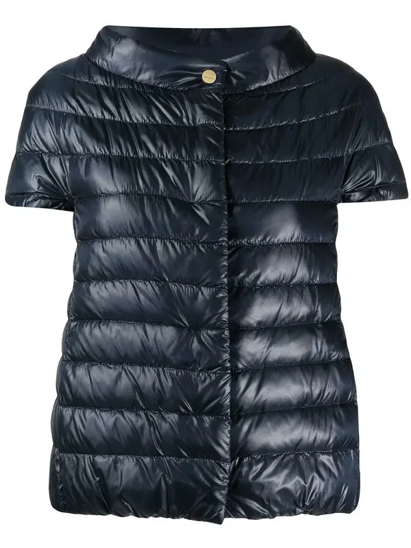 Herno Short-sleeved Down Jacket - Blue
