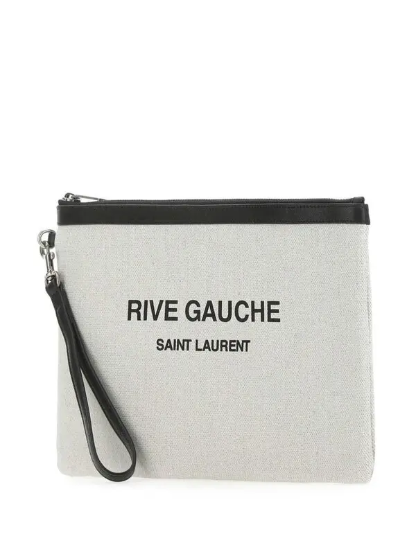 Saint Laurent Logo-print Clutch