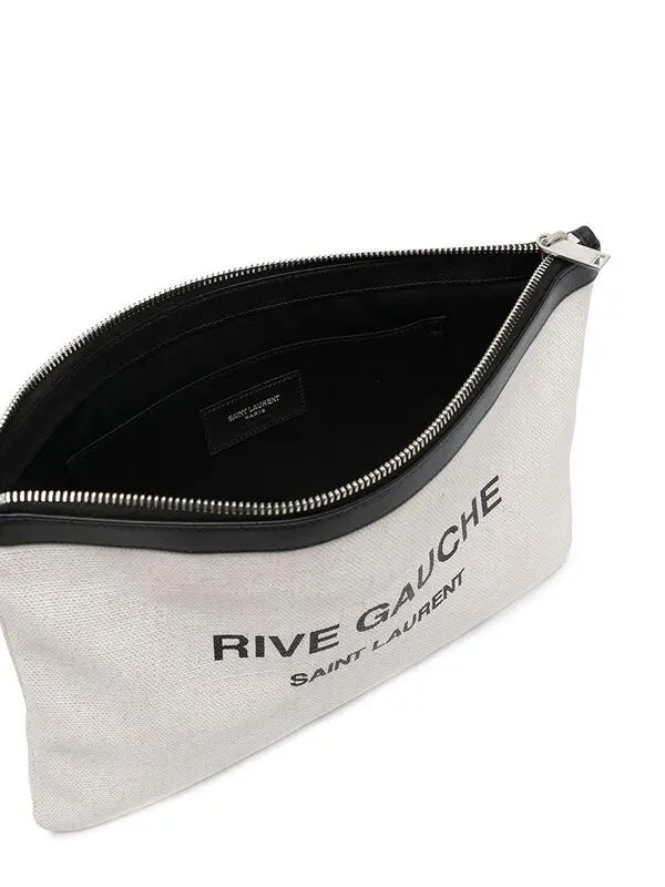 Saint Laurent Logo-print Clutch