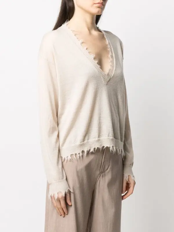 UMA WANG Cashmere V-neck Jumper