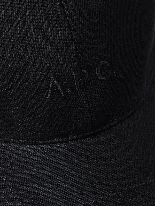 A.p.c. Logo-embroidered Cotton-blend Canvas Baseball Cap