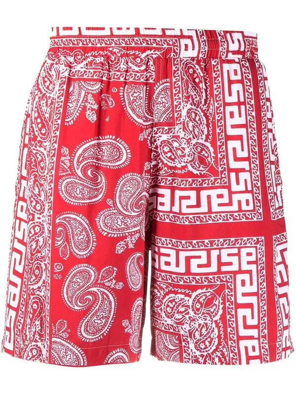Aries Paisley Print Swim Shorts