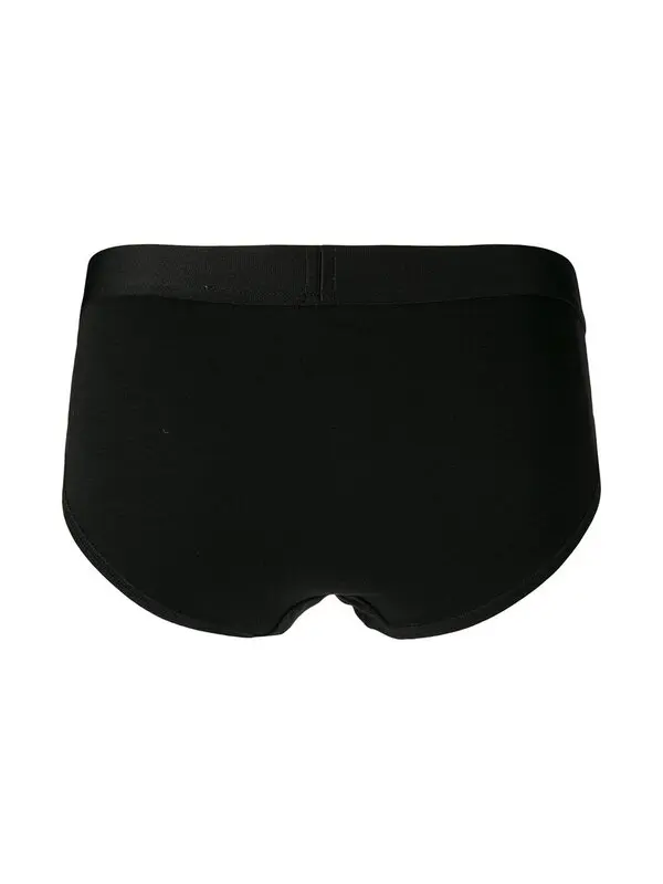 Dsquared2 Logo Waistband Briefs - Black