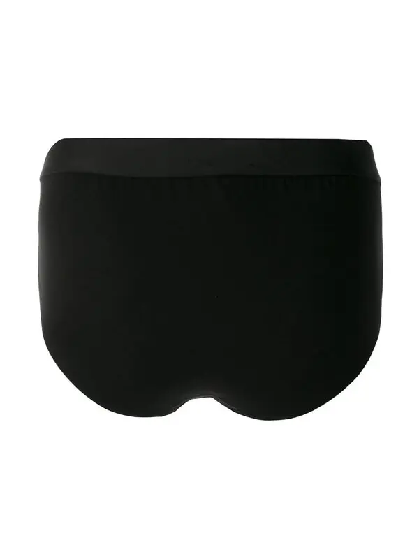 Dolce & Gabbana Logo Embroidered Briefs - Black