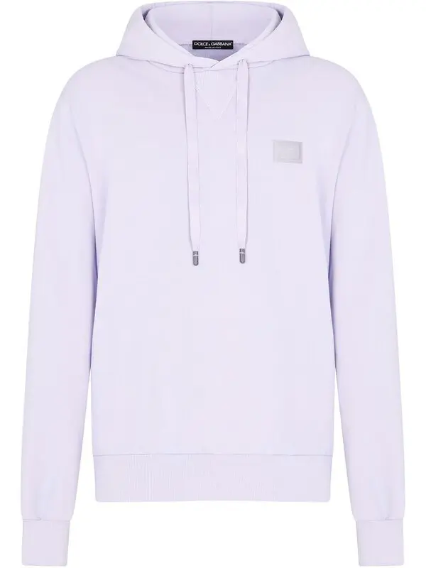 Dolce & Gabbana Logo Plaque Hoodie