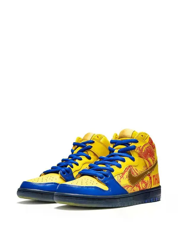 Nike X Doernbecher Sb Dunk High Pro Sneakers - Yellow