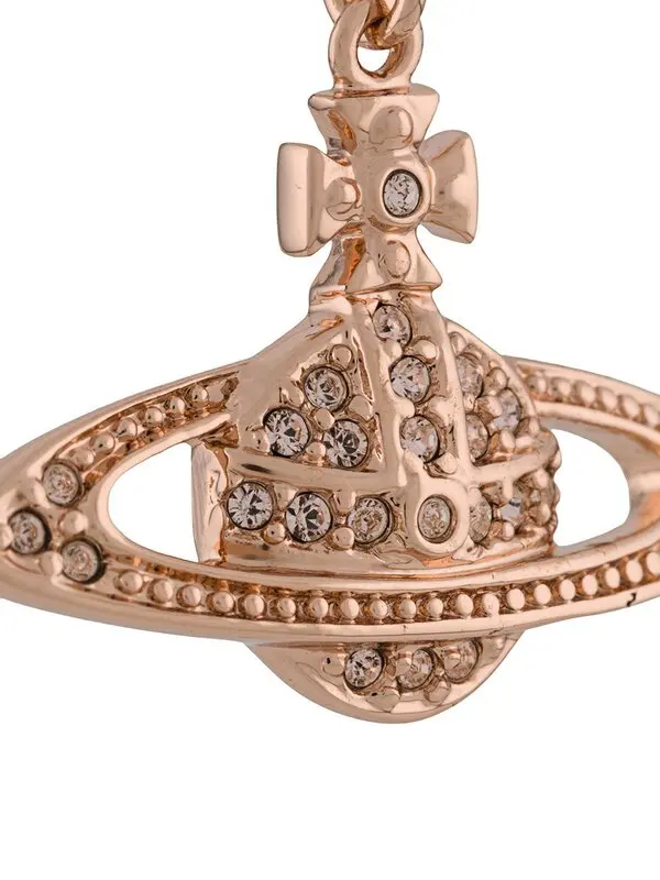 VIVIENNE WESTWOOD Mini Bas Relief Drop Earrings With Crystal Embellishments