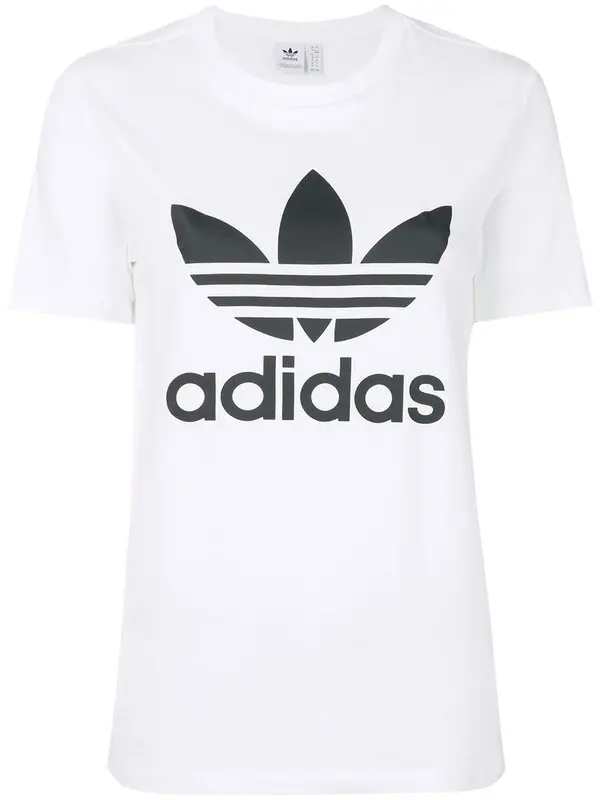 Adidas Trefoil Logo Crewneck T-shirt - White