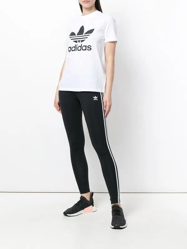 Adidas Trefoil Logo Crewneck T-shirt - White