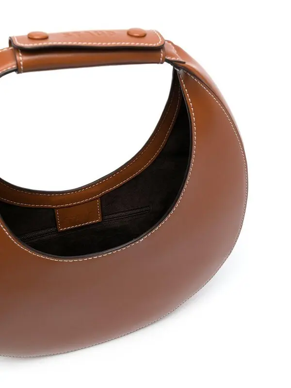 Staud Moon Leather Shoulder Bag