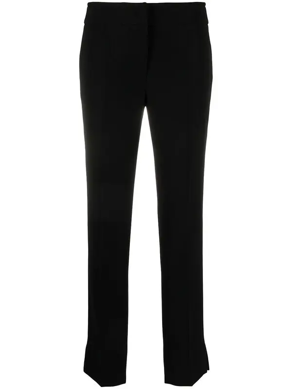 Emporio Armani Cropped Slim-fit Trousers