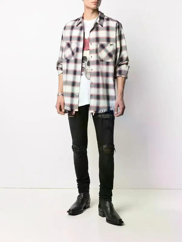 Amiri Distressed Skinny Jeans