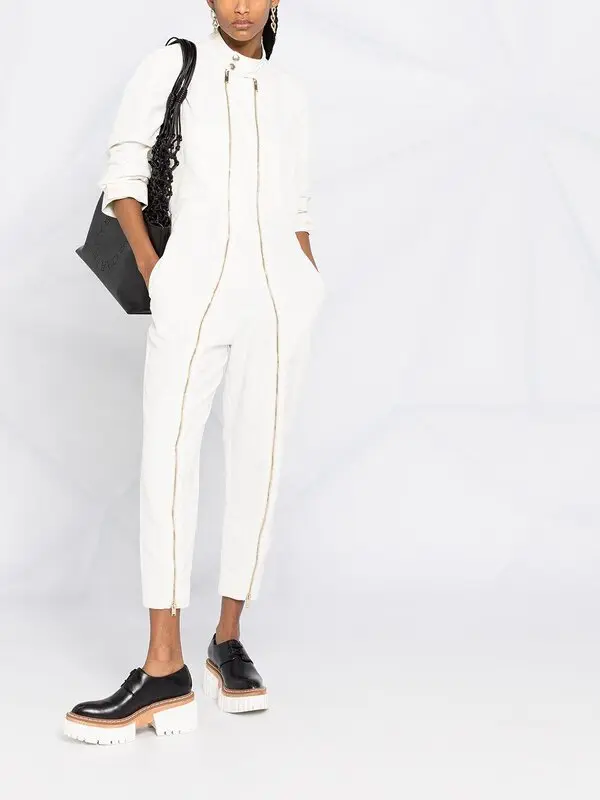 Stella McCartney Double-zip Tapered Jumpsuit