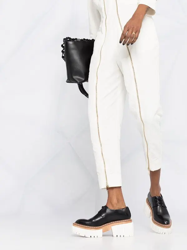 Stella McCartney Double-zip Tapered Jumpsuit