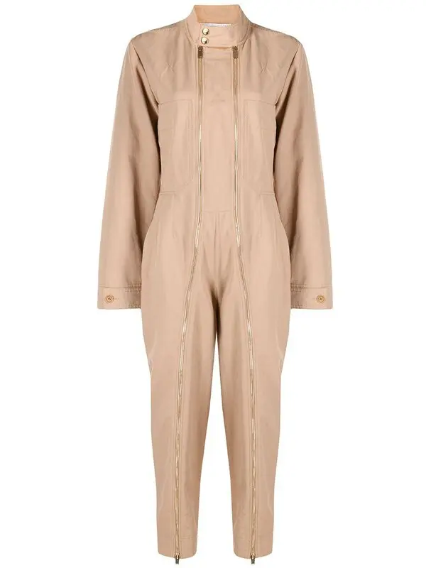 Stella McCartney Double-zip Tapered Jumpsuit