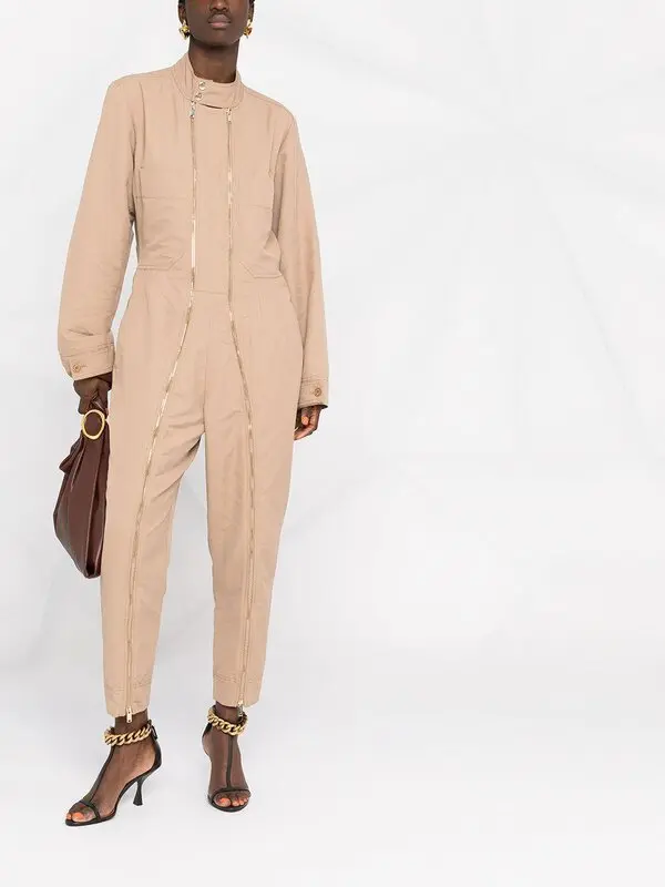 Stella McCartney Double-zip Tapered Jumpsuit