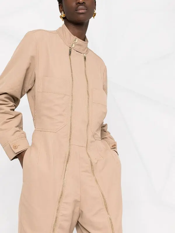 Stella McCartney Double-zip Tapered Jumpsuit