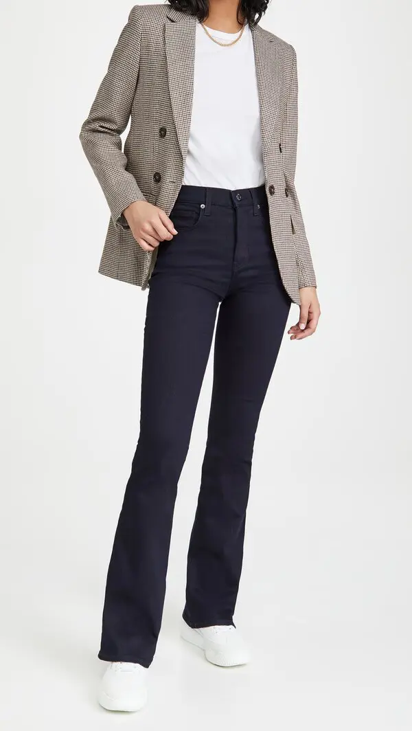 Veronica Beard Beverly High Rise Skinny Flare Jeans