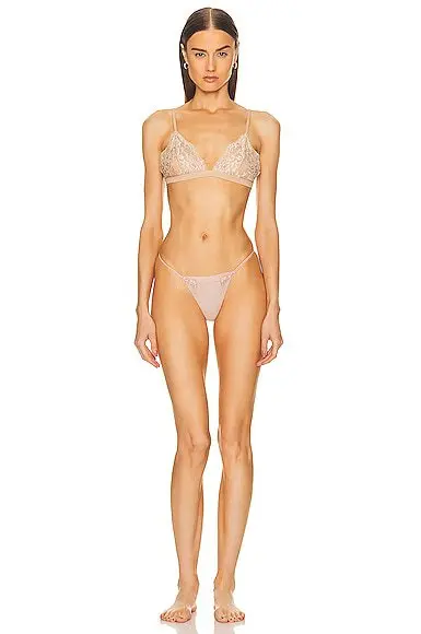 La Perla Souple Triangle Bra In White