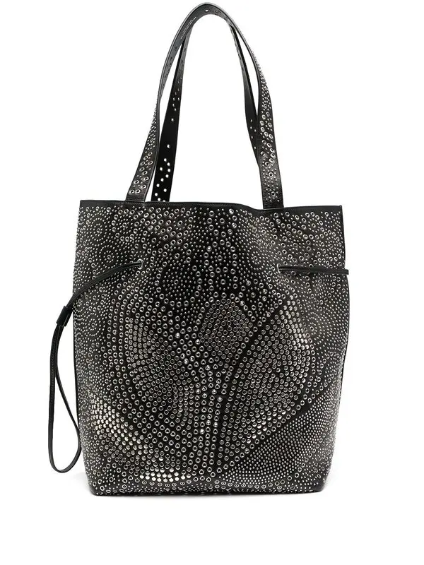 10 CORSO COMO Stud-embellished Shopper Tote
