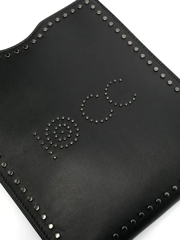10 CORSO COMO Logo-studded Leather Shoulder Bag
