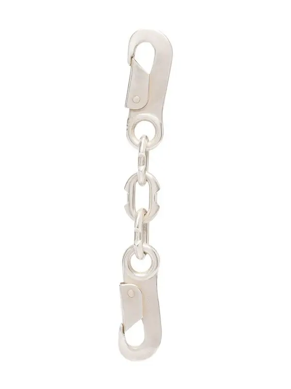 PARTS OF FOUR Double Clip Chain - Silver