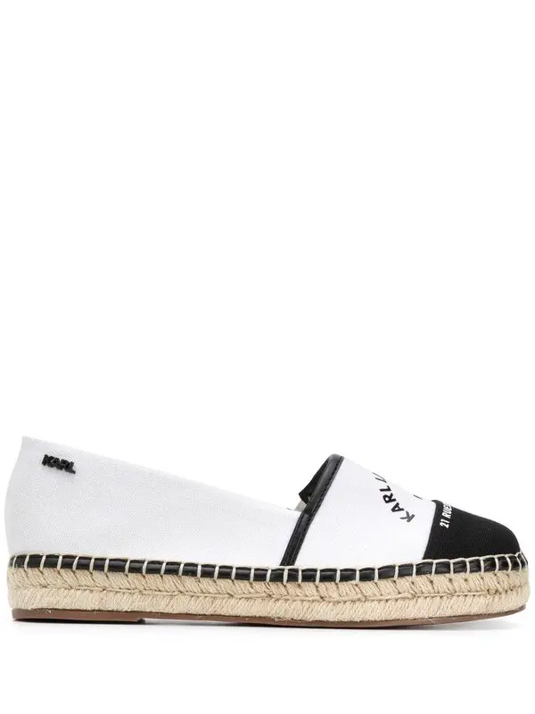 Karl Lagerfeld Two-tone Espadrilles