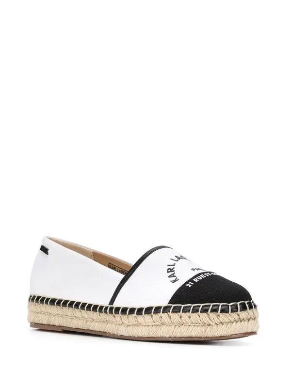 Karl Lagerfeld Two-tone Espadrilles