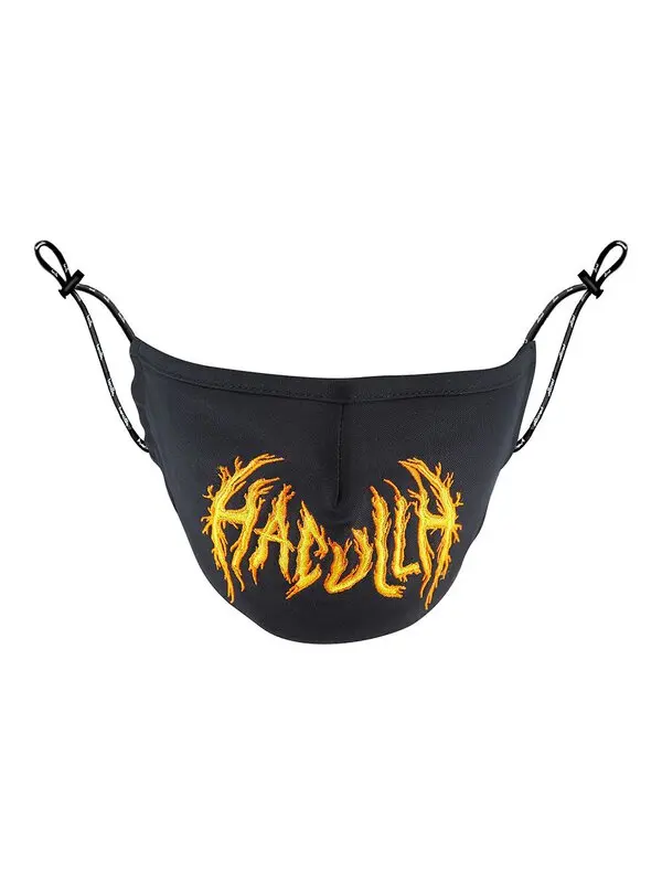 HACULLA. Logo-embroidered Face Mask - Black
