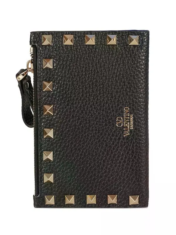 Valentino Garavani Rockstud Zipped Wallet - Black