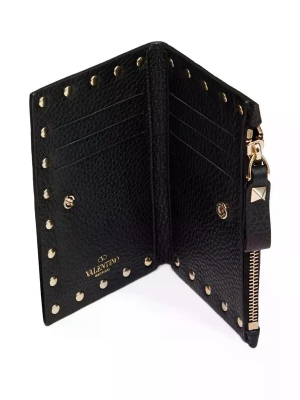Valentino Garavani Rockstud Zipped Wallet