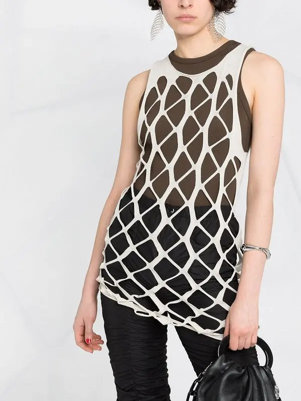 Rick Owens Cut-out Sleeveless Top