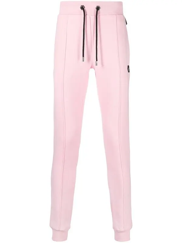Philipp Plein Skinny-fit Track Pants With Logo Patch
