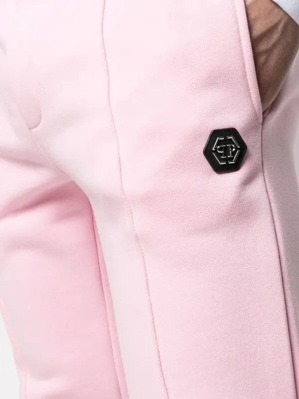 Philipp Plein Skinny-fit Track Pants With Logo Patch