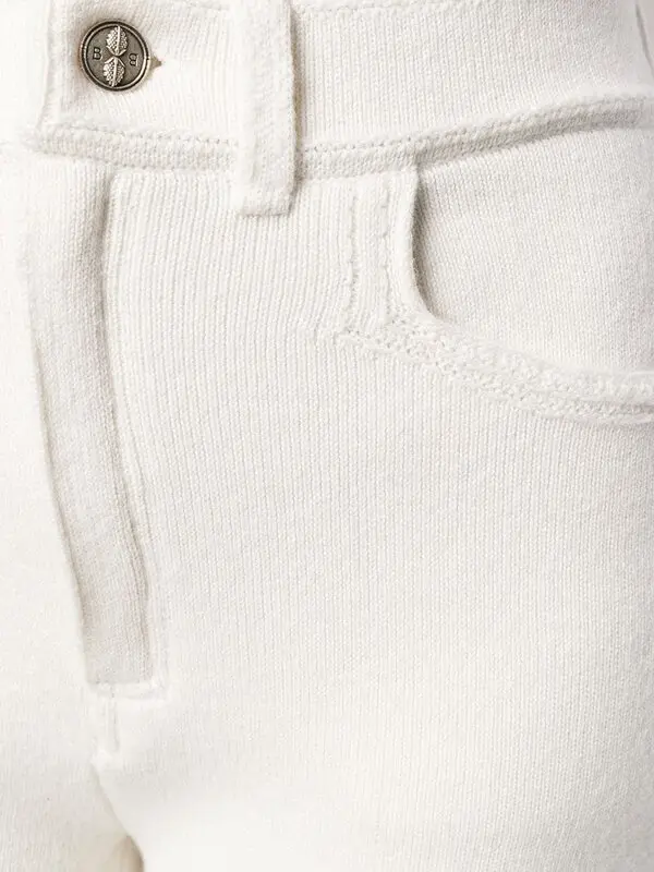 BARRIE High-waisted Knit Shorts - Neutrals