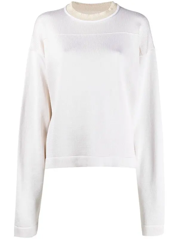 JIL SANDER Two-tone Jumper
