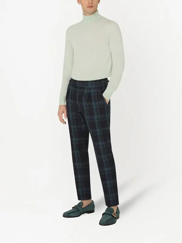 Dolce & Gabbana Knitted Roll-neck Jumper - Green