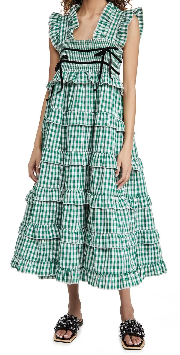 SISTER JANE Roller Gingham Midi Dress