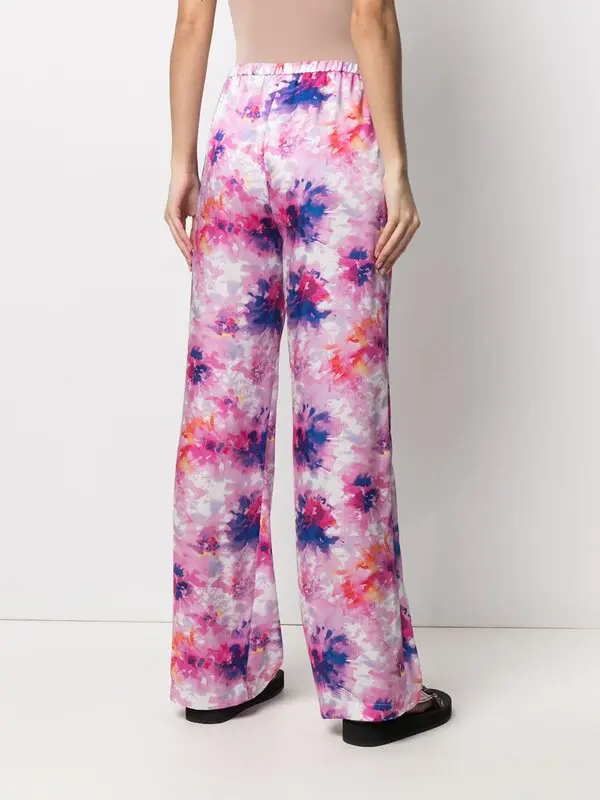MSGM Floral-print Trousers