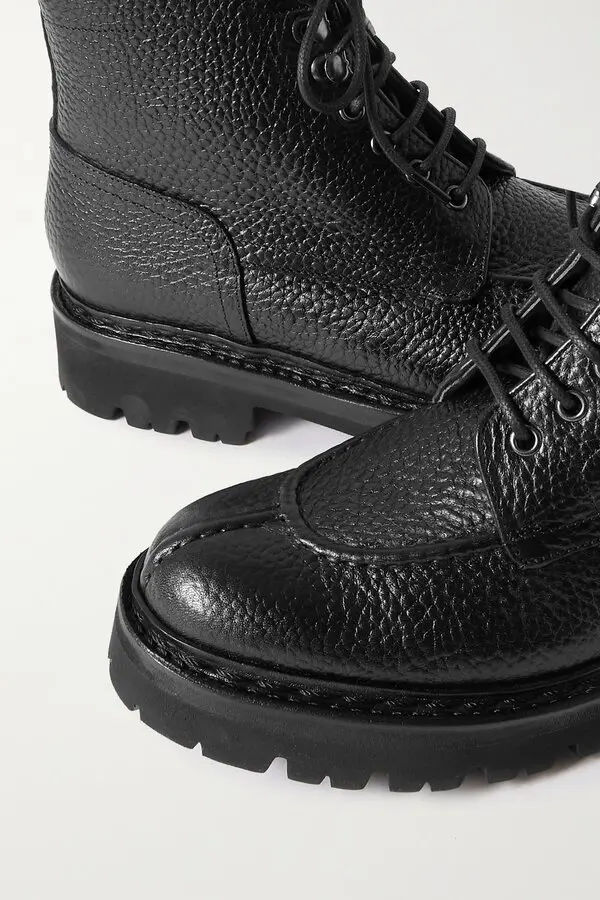 Grenson Alexandra Textured-leather Ankle Boots