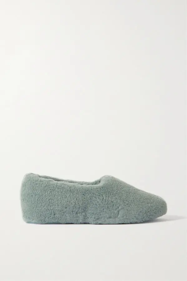 Loro Piana Wintercozy Faux Shearling Slippers