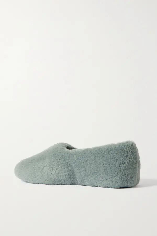 Loro Piana Wintercozy Faux Shearling Slippers