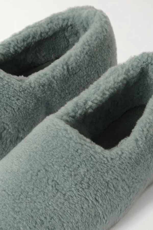 Loro Piana Wintercozy Faux Shearling Slippers