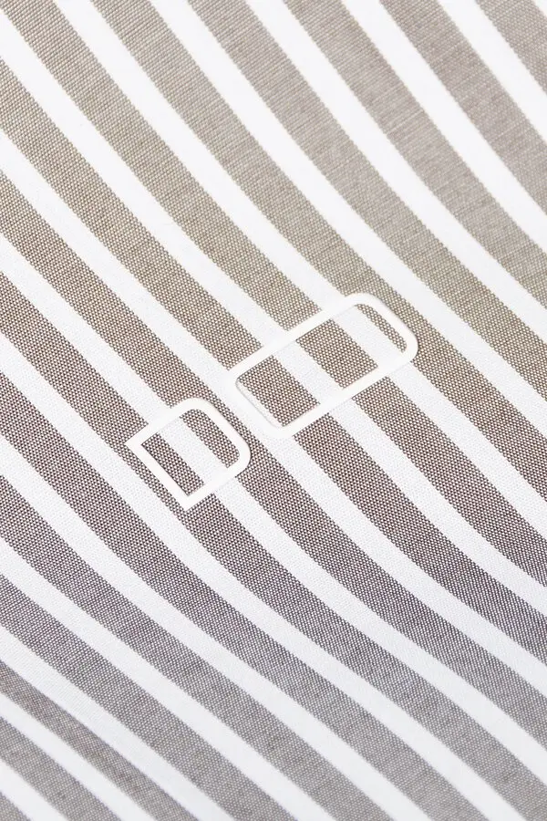 PETER DO Peter Oversized Striped Cotton-poplin Shirt